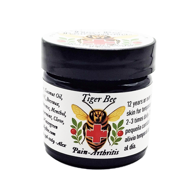 Tiger Bee Arthritis and Pain Balm – The Friendly Bee & The Friendly Cow